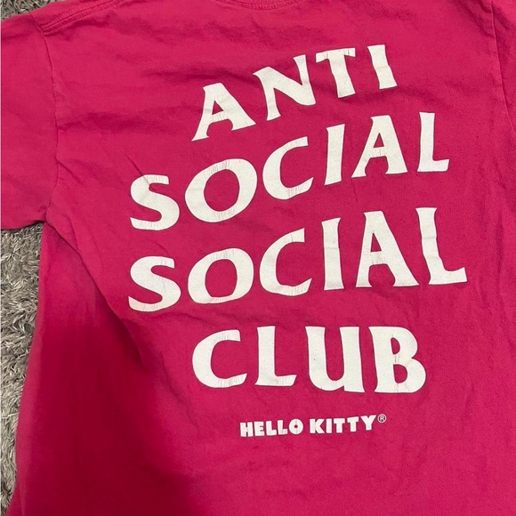 Hello Kitty | Tops | Authentic Limited Edition Anti Social Pink Hello ...
